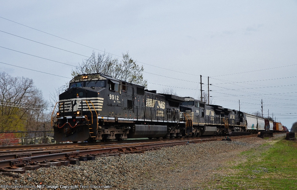 NS 9912 leads west.